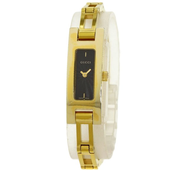 Gucci | Accessories | Gucci 390l Square Face Watch Gp Ladies Gucci ...